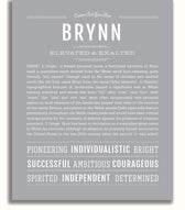 Brynn | Name Art Print – Name Stories