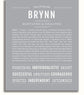 Brynn | Name Art Print – Name Stories