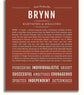 Name Stories® | Personalized Name Meaning Art Prints – Brynn