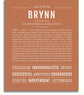 Brynn | Name Art Print – Name Stories