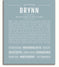 Name Stories® | Personalized Name Meaning Art Prints – Brynn