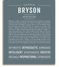 Bryson | Name Art Print – Name Stories