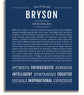 Bryson | Name Art Print – Name Stories