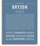 Bryson | Name Art Print – Name Stories