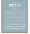 Bryson | Name Art Print – Name Stories