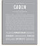 Caden | Name Art Print – Name Stories