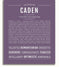 Caden | Name Art Print – Name Stories