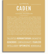 Caden | Name Art Print – Name Stories