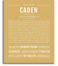 Caden | Name Art Print – Name Stories