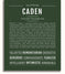Caden | Name Art Print – Name Stories