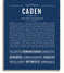 Caden | Name Art Print – Name Stories