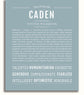Caden | Name Art Print – Name Stories