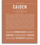 Caiden | Name Art Print – Name Stories