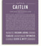 Caitlin | Name Art Print – Name Stories