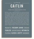 Caitlin | Name Art Print - Personalized Custom Gifts – Name Stories