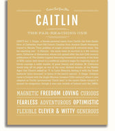 Caitlin | Name Art Print – Name Stories