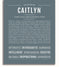 Caitlyn Personalized Name Meaning Art Prints – Name Stories
