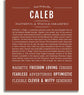 Caleb | Name Art Print – Name Stories