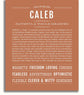 Caleb | Name Art Print – Name Stories