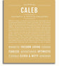 Caleb | Name Art Print – Name Stories