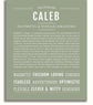 Caleb | Name Art Print – Name Stories