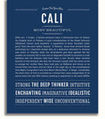 Cali | Name Art Print – Name Stories
