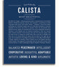 Calista | Name Art Print – Name Stories