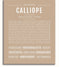 Calliope | Name Art Print – Name Stories