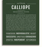 Calliope | Name Art Print – Name Stories