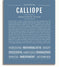 Calliope Personalized Name Meaning Art Prints – Name Stories