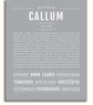 Callum | Name Art Print – Name Stories