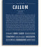 Callum | Name Art Print – Name Stories