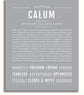 Calum | Name Art Print – Name Stories