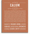 Calum | Name Art Print – Name Stories