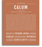 Calum | Name Art Print – Name Stories