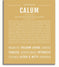 Calum | Name Art Print – Name Stories