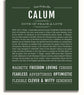 Calum | Name Art Print – Name Stories