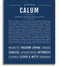 Calum | Name Art Print – Name Stories