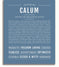 Calum | Name Art Print – Name Stories