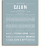 Calum | Name Art Print – Name Stories