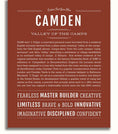 Camden | Name Art Print – Name Stories