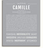 Camille | Name Art Print – Name Stories