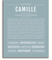 Camille | Name Art Print – Name Stories