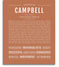 Campbell (female) | Name Art Print – Name Stories