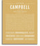 Campbell (female) | Name Art Print – Name Stories