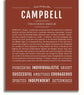 Campbell (male) | Name Art Print – Name Stories
