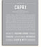 Capri | Name Art Print – Name Stories