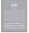 Carl | Name Art Print – Name Stories