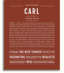 Carl | Name Art Print – Name Stories