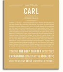 Carl | Name Art Print – Name Stories